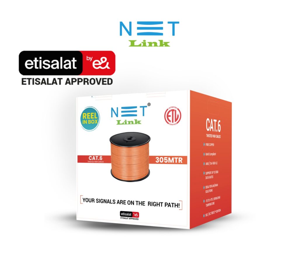 CAT 6 (Ethernet Cables and Accessories) - Netlink ICT UAE