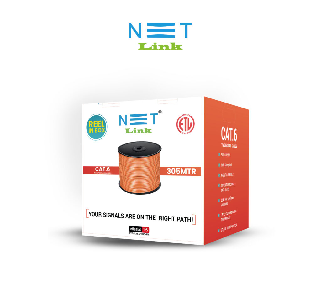 CAT6 U/UTP 23 AWG CABLE - Netlink ICT UAE
