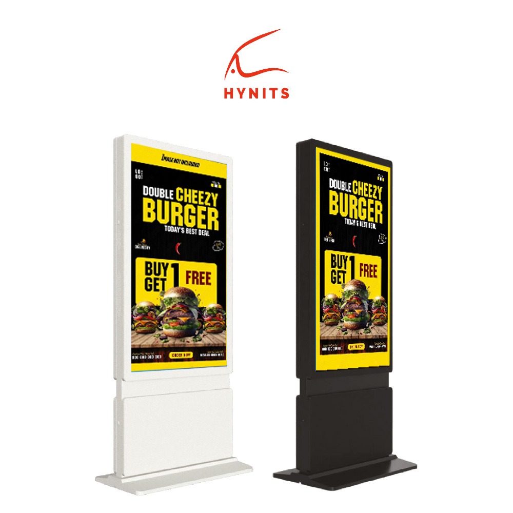 Dual display stand in UAE - 55 Inch Dual display floor stand